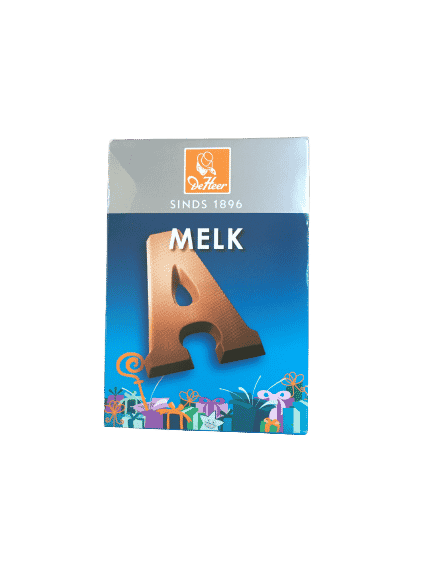 DeHeer - Milk Chocolate Letters - Dutch Roots